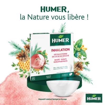 Humer Inhalation : décongestionne le nez bouché | Humer